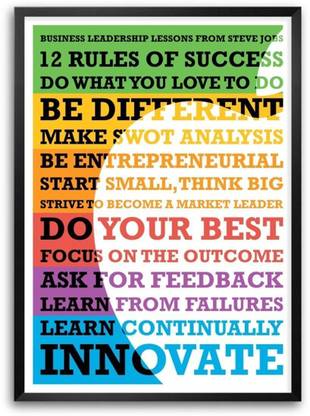 Motivational Poster for room Paper Print - Quotes & Motivation posters ...