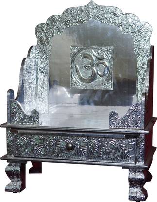 Pavitra Mandir 18 x 12 Aluminium Singhasan with Tray & Drawer Solid ...