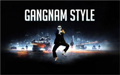 Kpop Gangnam Style poster for room Paper Print - Music, Quotes ...