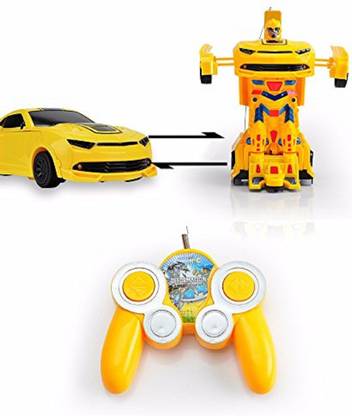 Bunny Collections Bumblebee Remote Control Converter Car Robot ...