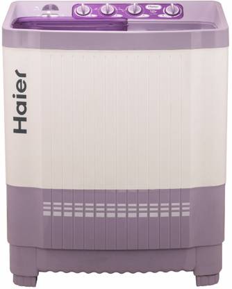 Haier 8 kg Semi Automatic Top Load Washing Machine Purple, White Price ...