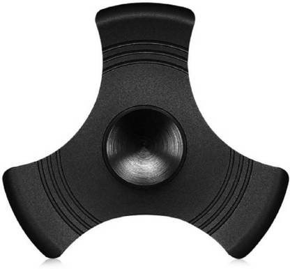 Hum Enterprise Triangular Shape UFO Black CLOVER Fidget Spinner ...