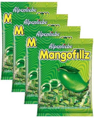Alpenliebe Mangofillz Center filled Candy, 100 pieces pouch (240g Each ...