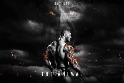 Wwe batista 2014nbspfond ecran Poster Paper Print (18 inch X 12 inch ...