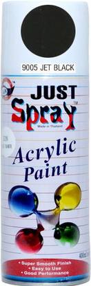 Just Spray Black Spray Paint 400 ml Price in India - Buy Just Spray ...