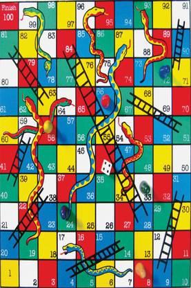 snakes-and-ladders Poster Paper Print - Decorative posters in India ...