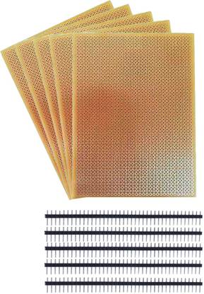 ELPH General Purpose PCB Printed Circuit Board with 2.54 mm Male Berg ...