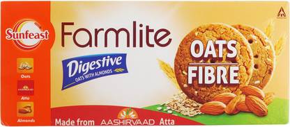 Sunfeast Farmlite Oats with Almonds Digestive Biscuit Price in India ...