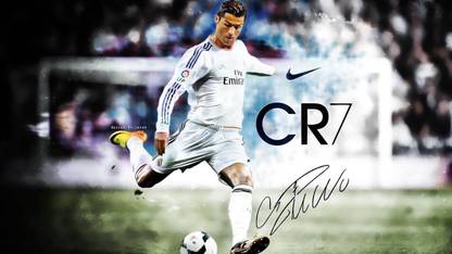 Cristiano Ronaldo Real Madrid on LARGE PRINT 36X24 INCHES Photographic ...