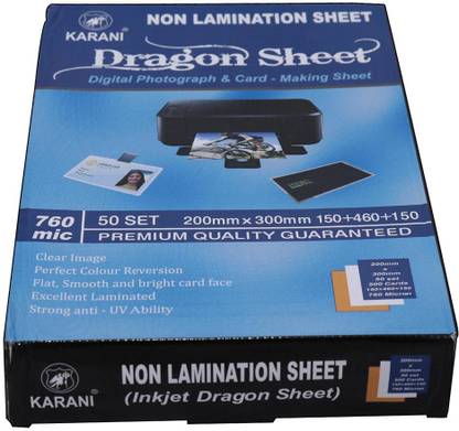 Flipkart.com | S-tech PVC Dragon Sheet Set Of 50 Core And 100 Overlay ...