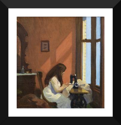 Girl at Sewing Machine by Edward Hopper - "Top 10 Edward Hopper ...