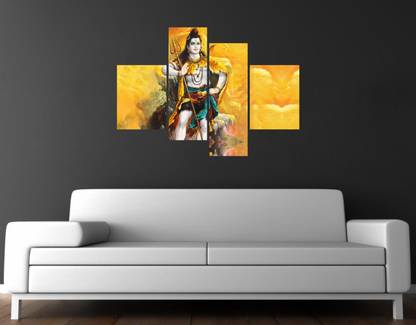 Impression Wall 61 cm Lord Shiva Self Adhesive Sticker Price in India ...
