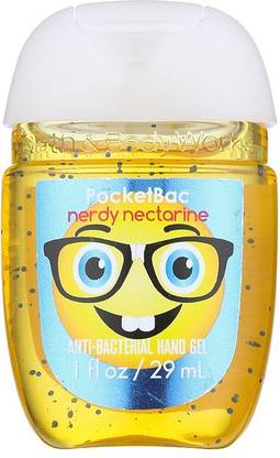 BATH & BODY WORKS PocketBac Nerdy Nectarine Hand Sanitizer Bottle ...