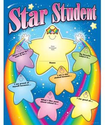 CARSON-DELLOSA Star Student Chart (6274) - Star Student Chart (6274 ...
