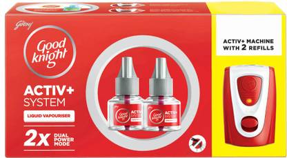 Good Knight Activ Plus Machine with 2 Mosquito Vaporiser Refill Price ...
