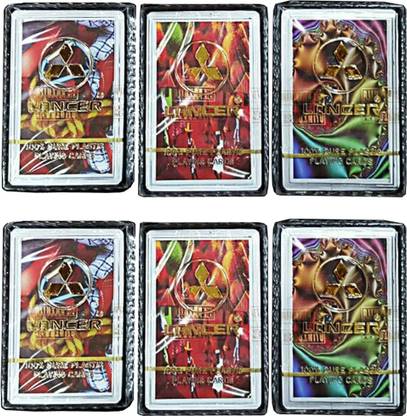 LANCER 100% PURE PLASTIC PLAYING CARDS (Set Of 6) - 100% PURE PLASTIC ...