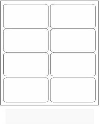 Novajet Novajet 08 A4 Size Sticker Paper Self-adhesive Multipurpose ...