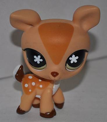 Littlest Pet Shop Deer #634 (Tan, Green Eyes) - (Retired) Collector Toy ...