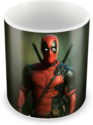 CREATIVE Deadpool American Superhero Marvel Comics Ceramic Coffee Mug ...
