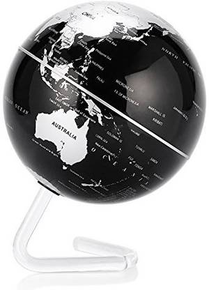 ZJchao Self Rotating Globe, 4" Auto-Spinning Rotary Globe Revolving ...