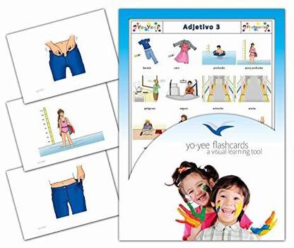 Yo Yee Flashcards Tarjetas De Vocabulario - Adjetivo Set 3 - Adjectives ...