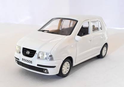 The Game Begins Santro Car Toy for kids, White Color - Santro Car Toy ...