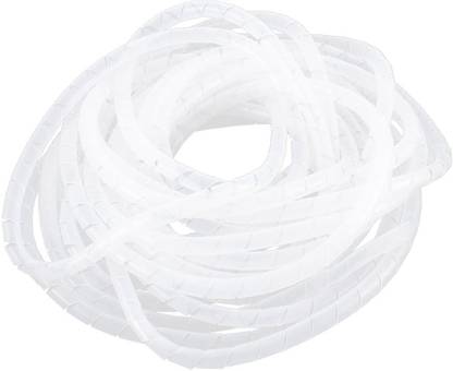 BALRAMA 50mtr 6mm PE Flexible Spiral Sleeve Cable Wire Organizer Wrap Tube Manage Cord Casing ...