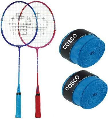 COSCO Combo of Four- Two 'CB 80 Junior' Badminton racket and Two 'Dura ...
