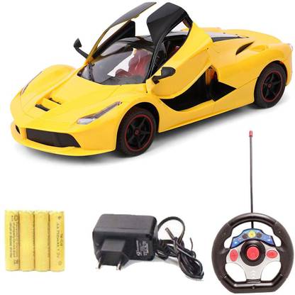 AKSHAT fast & furious yellow ferrari remote control car - fast ...
