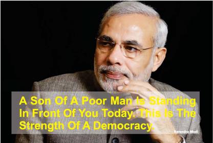 'Narendra Modi - Motivational Quotes'' Inspirational Wall Poster ...