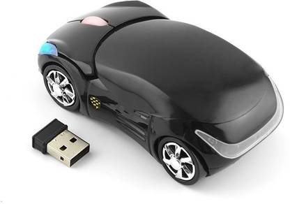 microware Sport Car Shaped 2.4GHz Wireless Ultra Small Optical Gaming ...