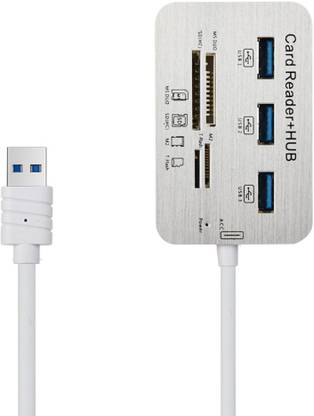 Smacc 3 Port Aluminum USB 3.1 Hub Combo With MS SD M2 TF Multi-In-1 ...