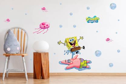 Asian Paints 131 cm Wall Ons SpongeBob SquarePants Make a big splash ...