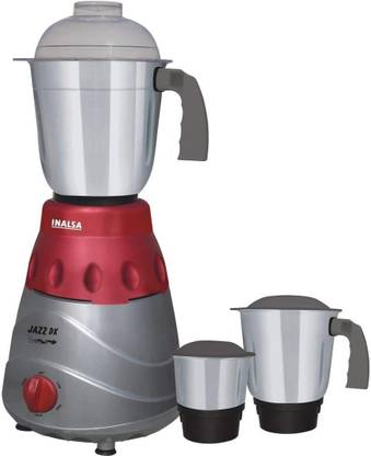 Inalsa Jazz Dx NA 750 W Mixer Grinder (3 Jars, Maroon, Grey) Price in ...