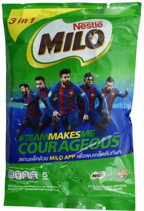 NESTLE Milo 3in1 Chocolate Malt Mixed Beverage Powder - 150g (5x30g ...