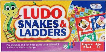 Masterfit Ludo Snakes & Ladders Party & Fun Board Game - Ludo Snakes & Ladders . Buy Ludo Snakes ...
