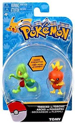POKEMON Pokemon Action Pose Treecko Vs Torchic 2 Mini Figure 2-Pack ...