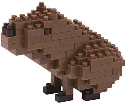 Genrc Nanoblock Capybara Building Kit - Nanoblock Capybara Building Kit ...