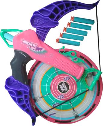 IndusBay Crossbow with soft Foam Bullet Crossdart Mini Archery set with ...