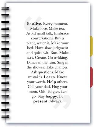 Posterskart Beautiful Words Quote Notebook A5 Ruled A5 Notebook Ruled ...