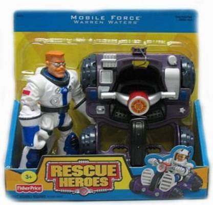FISHER-PRICE Rescue Heroes Mobile Force - Warren Waters & Rover ...