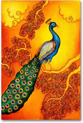 Wall Poster - Beautiful Peacock - Traditional - HD Quality Poster Paper ...