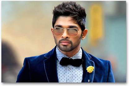 South Indian Actors Poster - Allu Arjun - HD Quality Wall Poster Paper ...