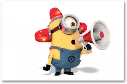 Wall Posters - Minion at Work - HD Quality Minions Posters Paper Print ...