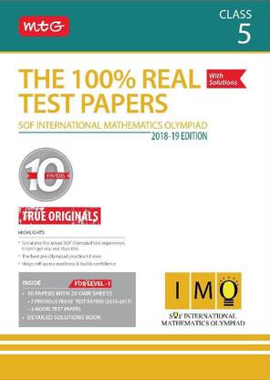 The 100 Percent Real Test Papers -Imo- Class 5: Buy The 100 Percent ...