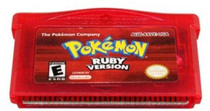 TCOS Tech Pokemon Ruby GBA Cartridge for GBA SP Gaming Accessory Kit ...