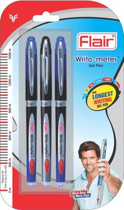 FLAIR Writo-meter Gel Pen - Buy FLAIR Writo-meter Gel Pen - Gel Pen ...