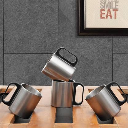 Flipkart SmartBuy Pack of 4 Stainless Steel Tea/Coffee Mug Price in ...