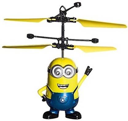 OWO Despicable me-8 Minion Infrared RC Remote Control Helicopter Flying ...