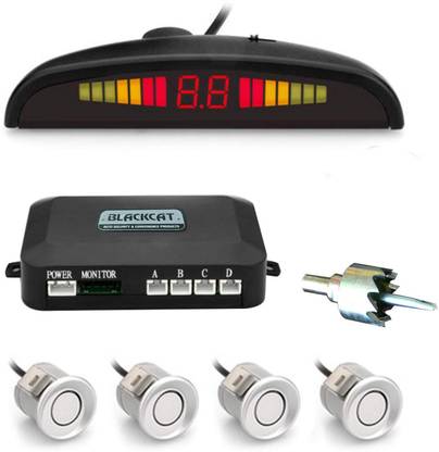 Black Cat RSCDV - 4 Car Reverse Parking Sensor and Screen LED On ...